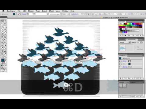 Vector Tuts+ Quick Tip â Make an Escher-esque Metamorphosis with the Blend Tool