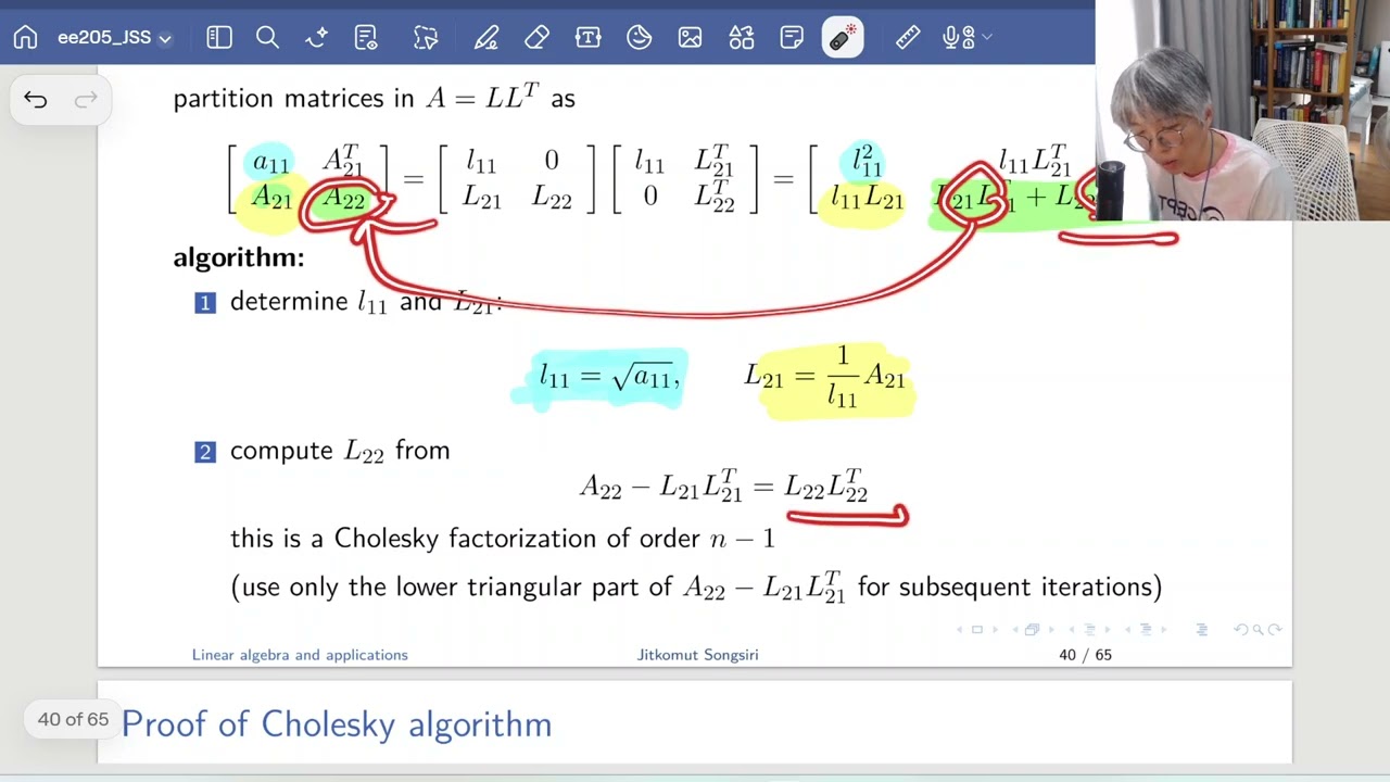 Matrix decomposition: Cholesky factorization and Python demo