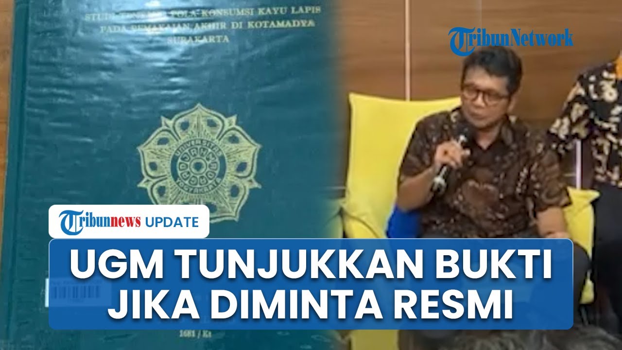 UGM Pastikan Ijazah Jokowi Asli, Hanya Mau Tunjukkan Data Pribadi jika Diminta Penegak Hukum ...