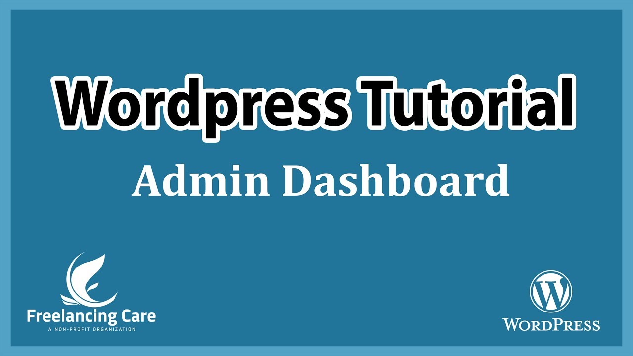 WordPress Bangla Tutorial - Admin Dashboard