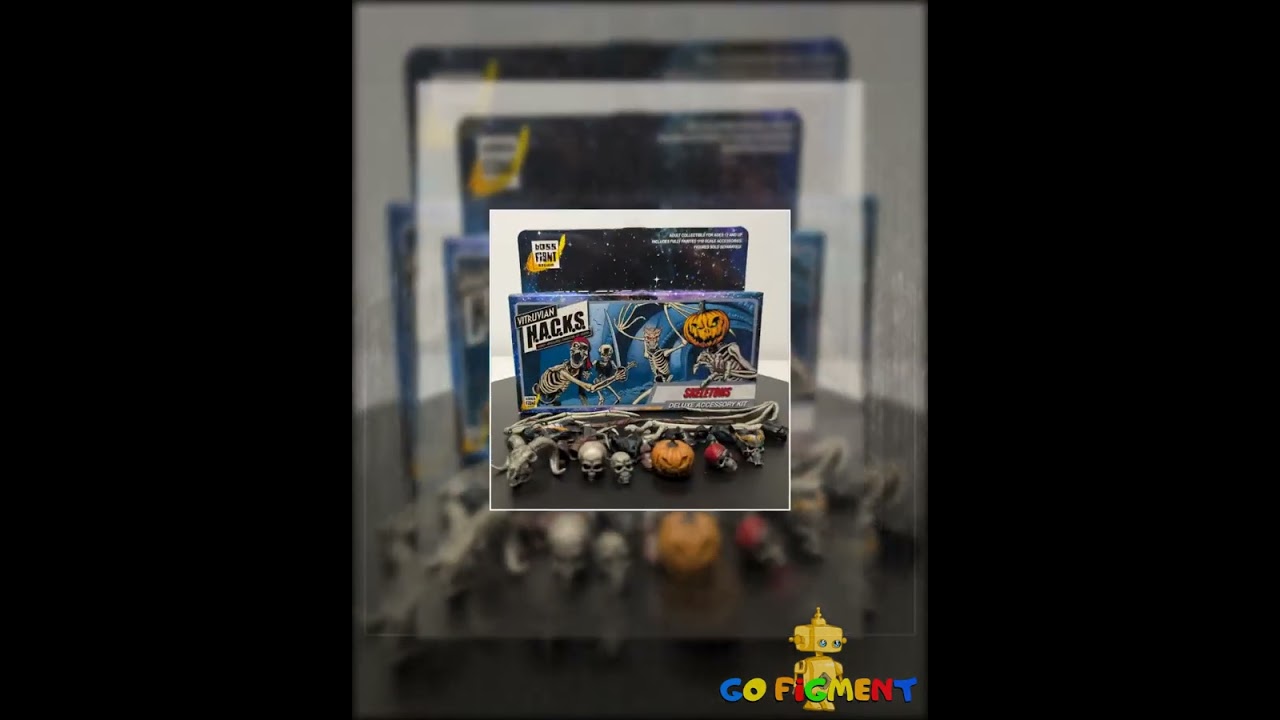 Vitruvian H.A.C.K.S. Deluxe Character Builder Kit: Skeletons Premium Accessory Set