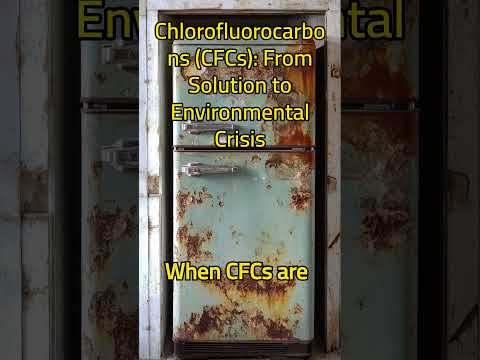 Chlorofluorocarbons CFCs From Solution to Environmental Crisis #ozonedepletion #ozonelayer #cfc