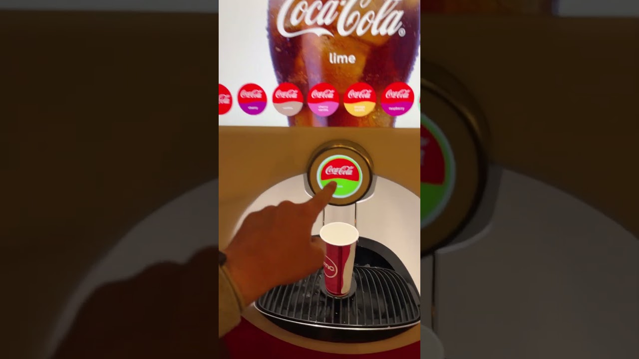 New Smart Coke Freestyle Machines!! #shorts