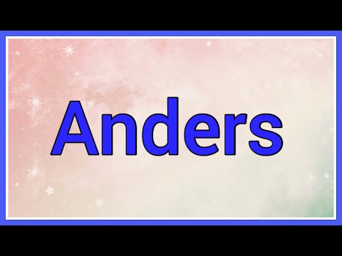 Anders | Name Origin Variations