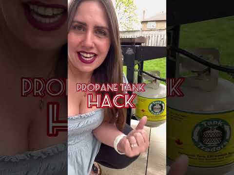 Propane Tank HACK 😱 how to tell how much propane is left in your tank! #PropaneTank #Hack #BBQ #Wow