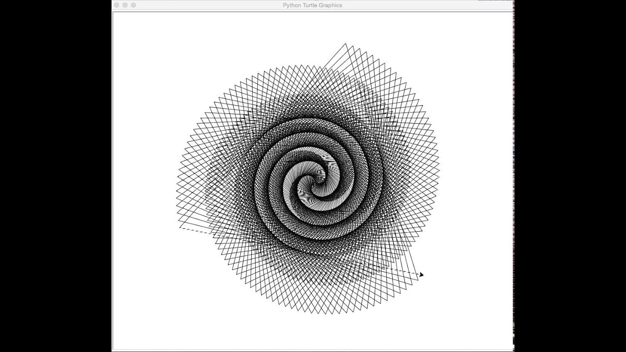 Python Turtle graphics experiment