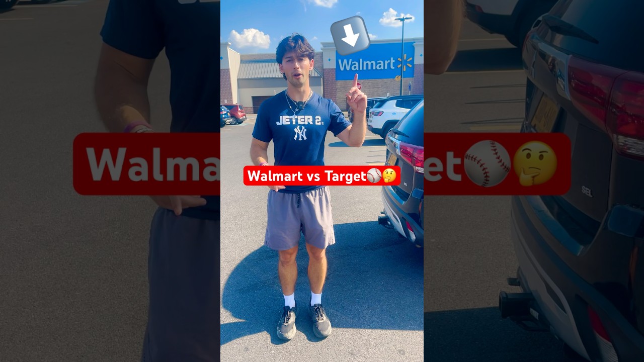 Walmart v Target baseball challenge⚾️🔥