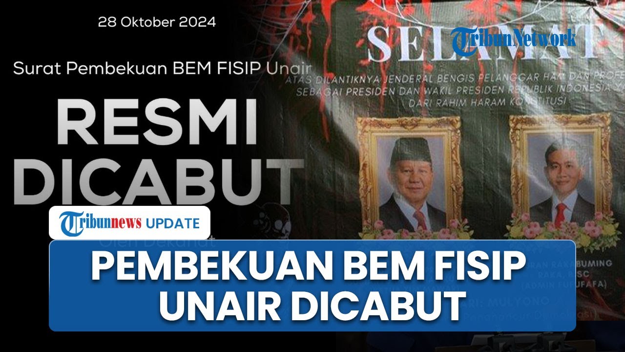 Pembekuan BEM FISIP Unair Dicabut, Kini Sepakat Tak Gunakan Diksi Kasar ...