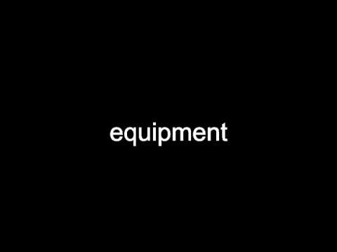 equipment pronunciation english equipment definition english