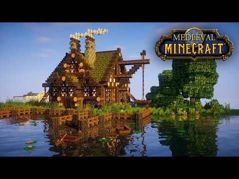 Medieval Fishing Lodge Tutorial Minecraft Project