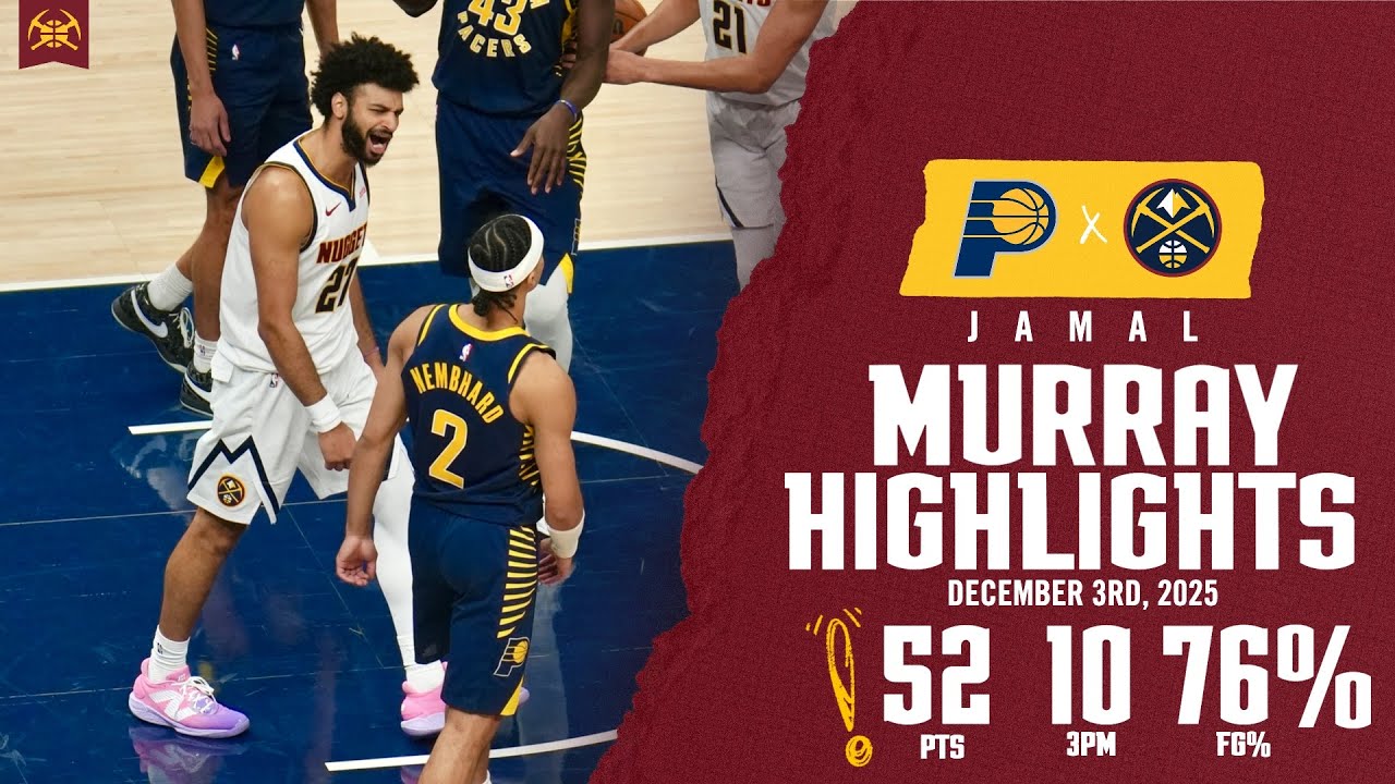 Jamal Murray 52-POINT GAME | Highlights vs. IND 📺