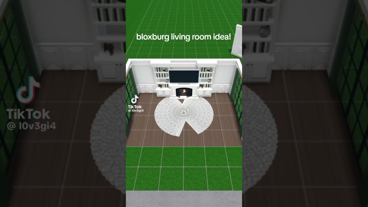 Bloxburg living room idea #shorts #bloxburg