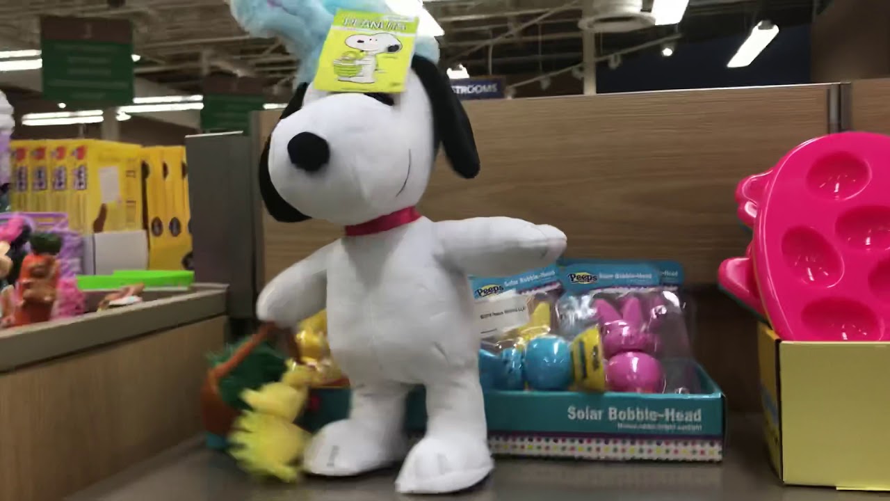 Gemmy Sidesteppers: Easter Bunny Snoopy
