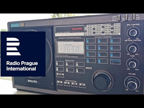 Radio Prague International on 13 650 kHz Russian language service from Al-Dhabbaya UAE relay site.