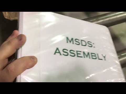Assembly MSDS Binder