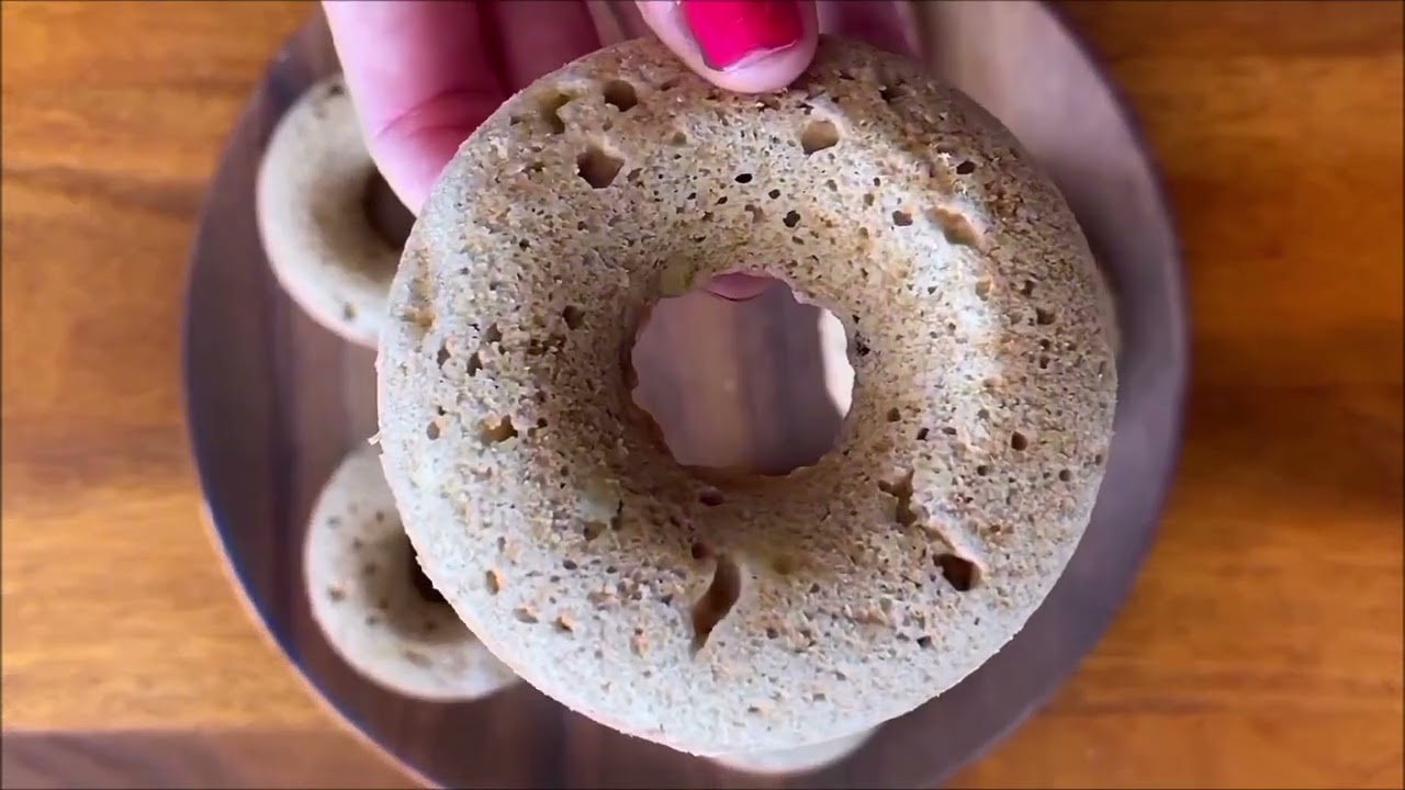 5 ingredient Banana Bread Donuts!