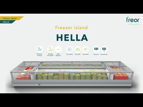 HELLA – Horizontal Freezer Island | Product Features | FREOR