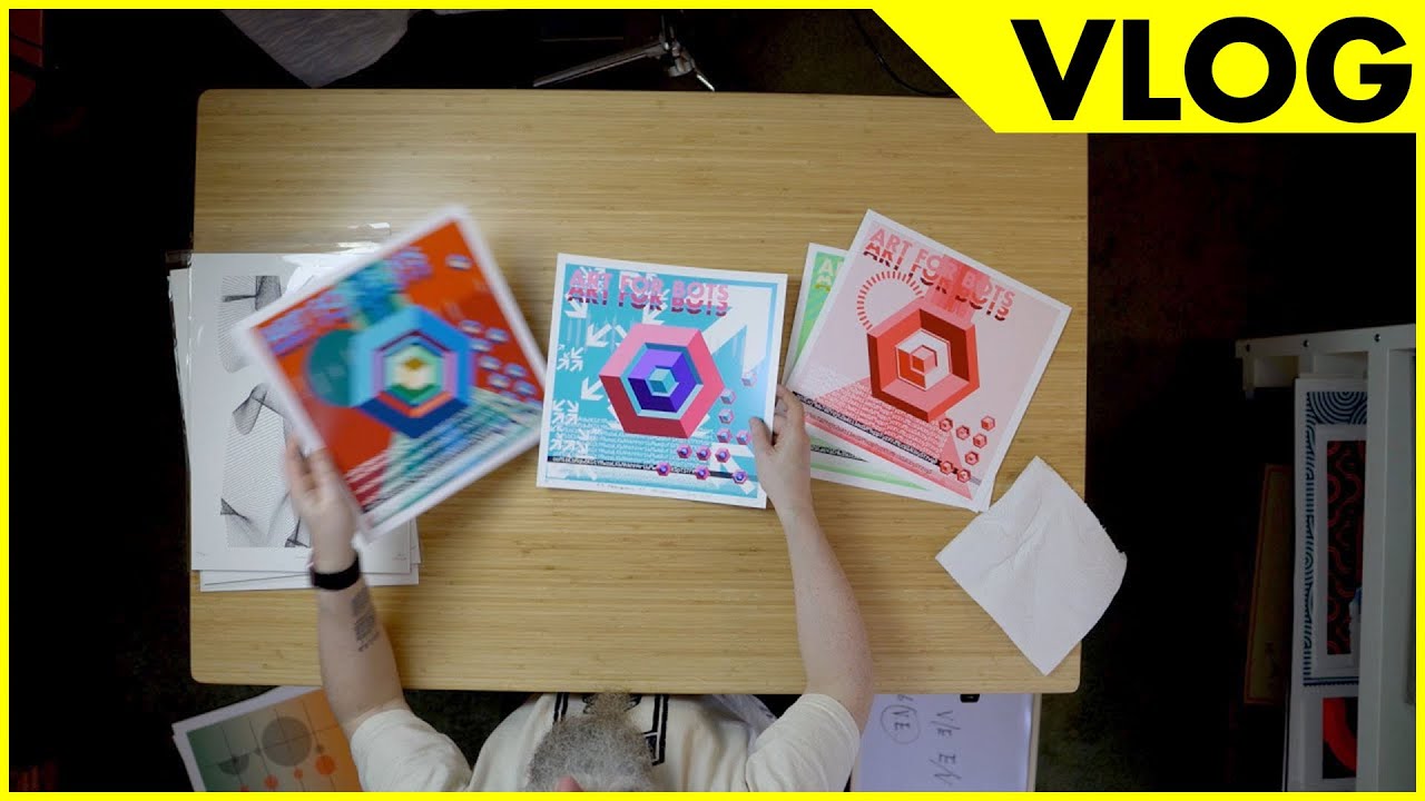 Vlog #18 A Guide to Editioning Pen Plots & Generative Art Prints
