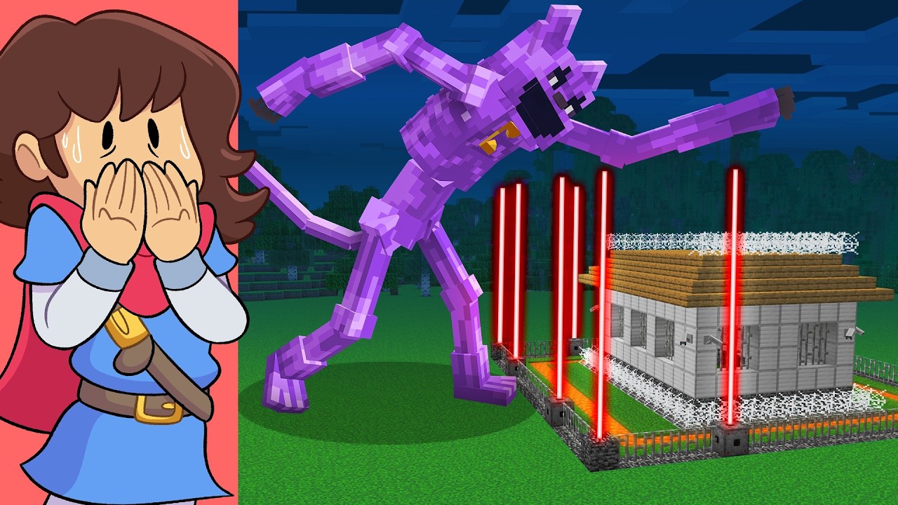 Scary Video Games vs Security House in Minecraft