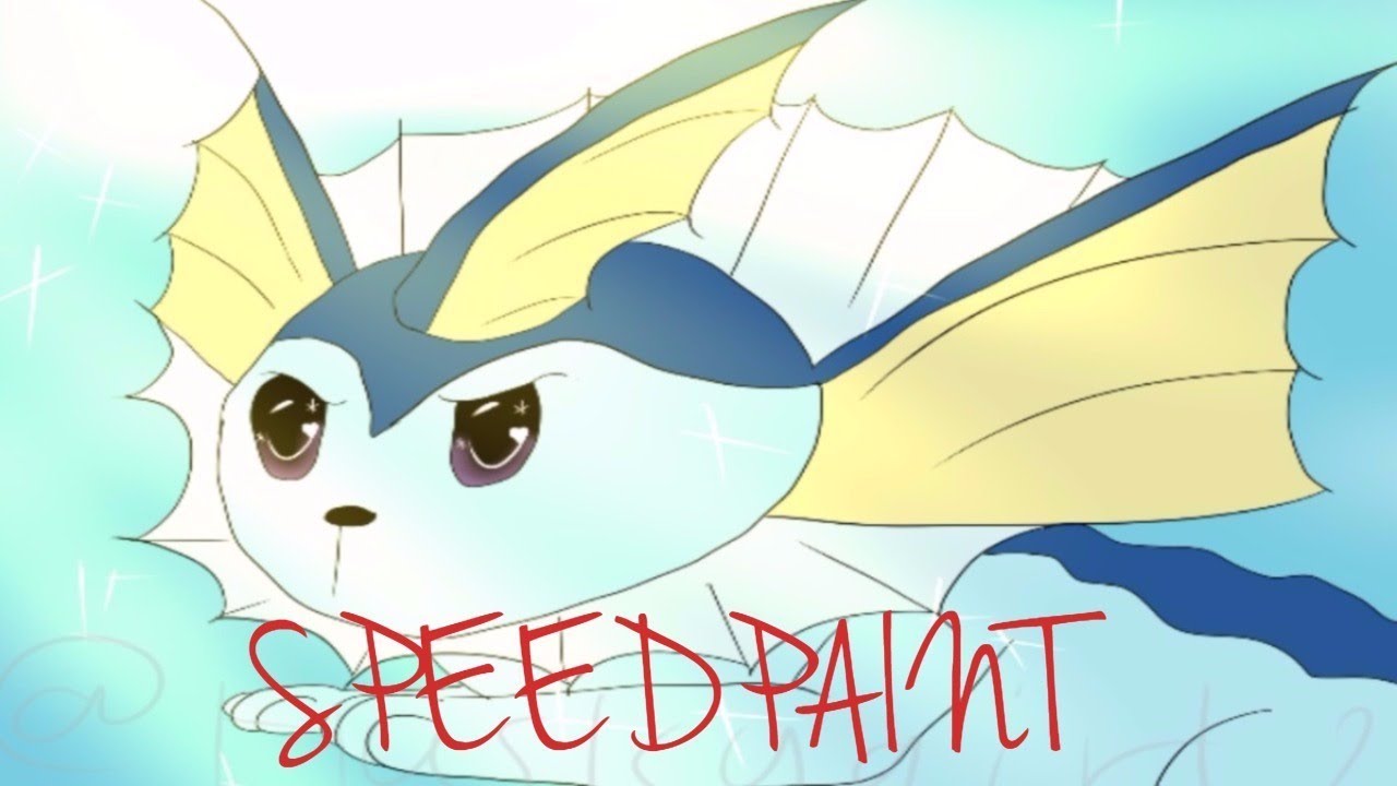 [SPEEDPAINT] Vaporeon (request)