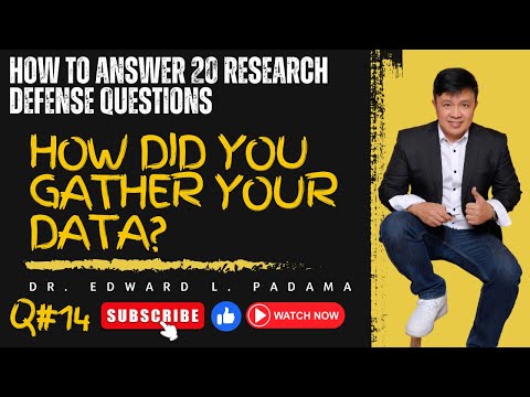 HOW DID YOU GATHER YOUR DATA?