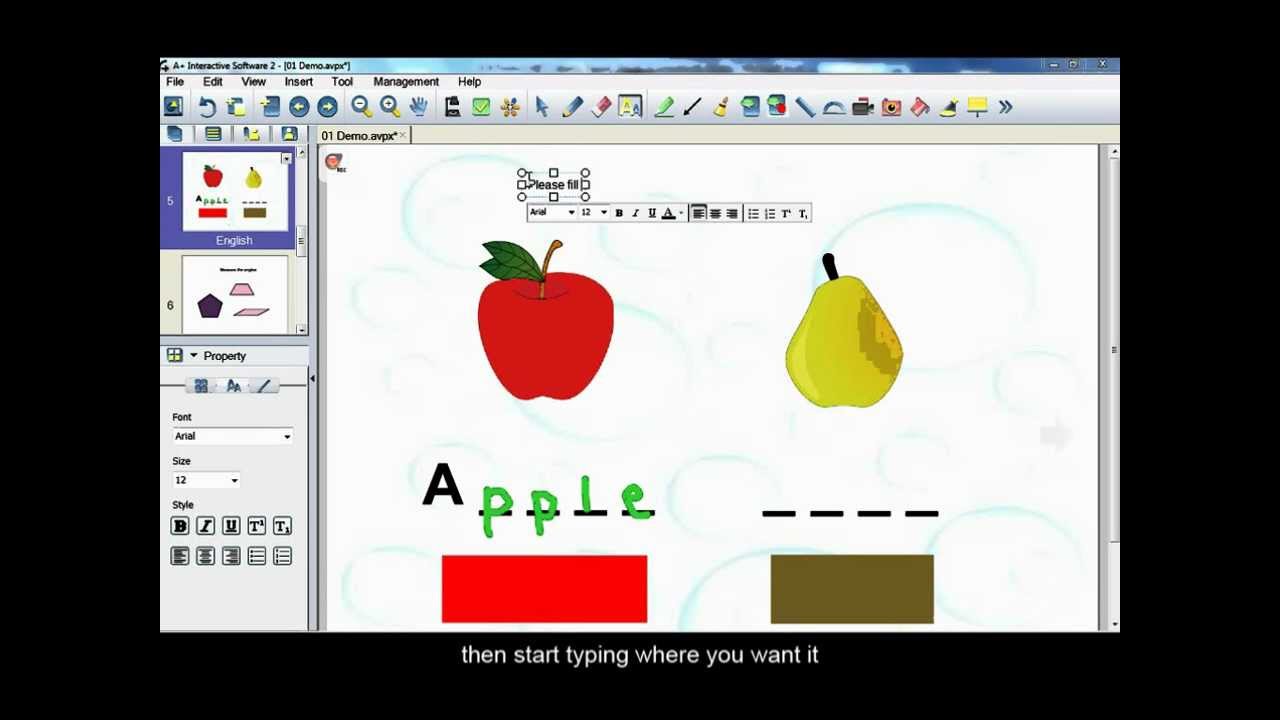 A+ Interactive Software 2 Tutorial: Annotation