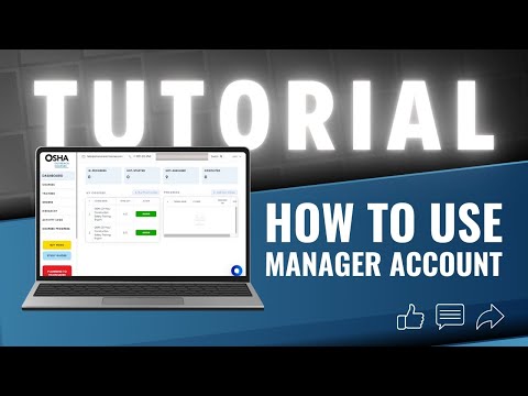 Tutorial Guide: How To Use LMS Account for Safety Managers | OSHAOutreachCourses | OSHA 10 | OSHA 30