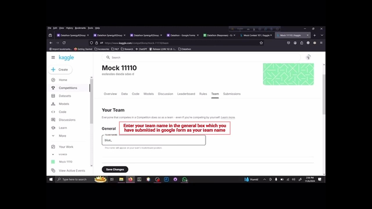 Datathon - Team Formation Tutorial - Kaggle
