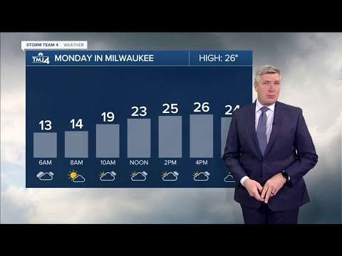 Chance for morning flurries Monday