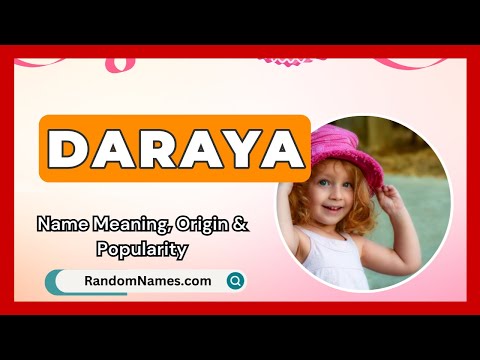 Daraya - Baby Girl Name Meaning, Origin & Popularity - RandomNames.com