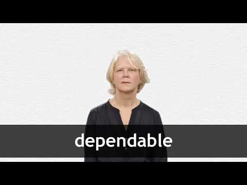 DEPENDABLE definition and meaning | Collins English Dictionary