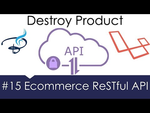 Learn Ecommerce Restful API Laravel | Destroy a Product 15 - Mind Luster