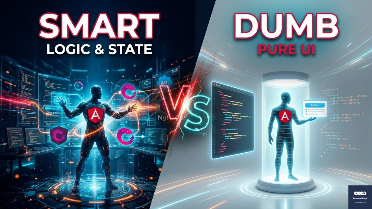 Angular Smart vs Dumb Components EXPLAINED (Real App Example)