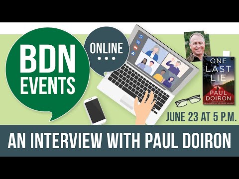 Maine author Paul Doiron talks about his new book | BDN Events Online