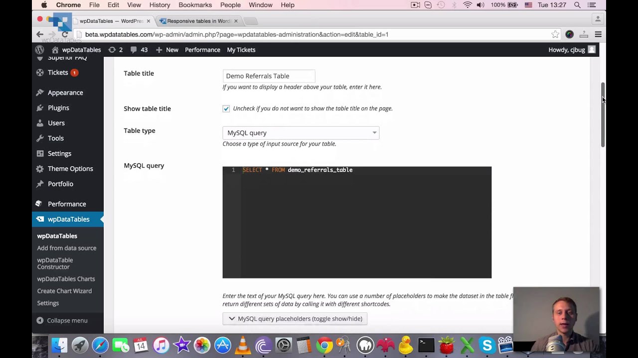 How to Create Responsive Tables in WordPress using wpDataTables