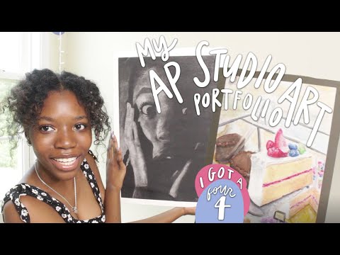 my AP STUDIO ART portfolio 🎨 a walkthrough ( i got a 4!)