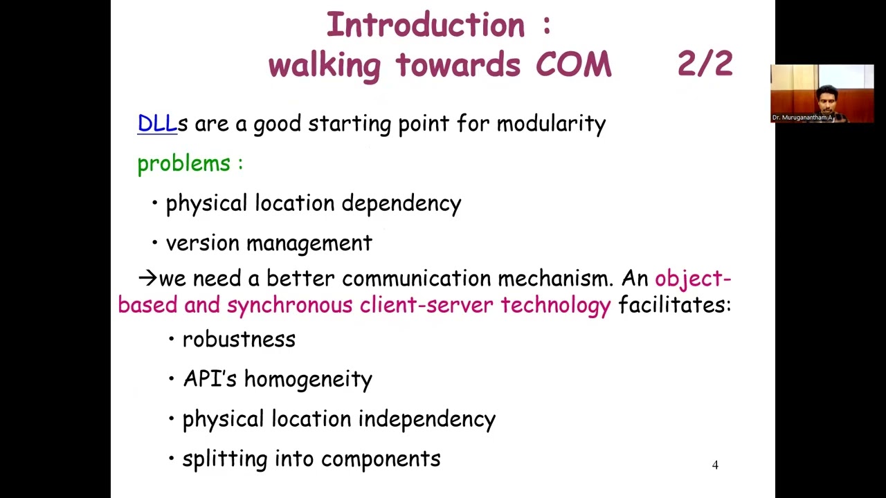 Middleware Technologies   COM Video