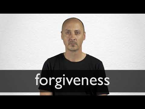 How to pronounce FORGIVENESS in British English