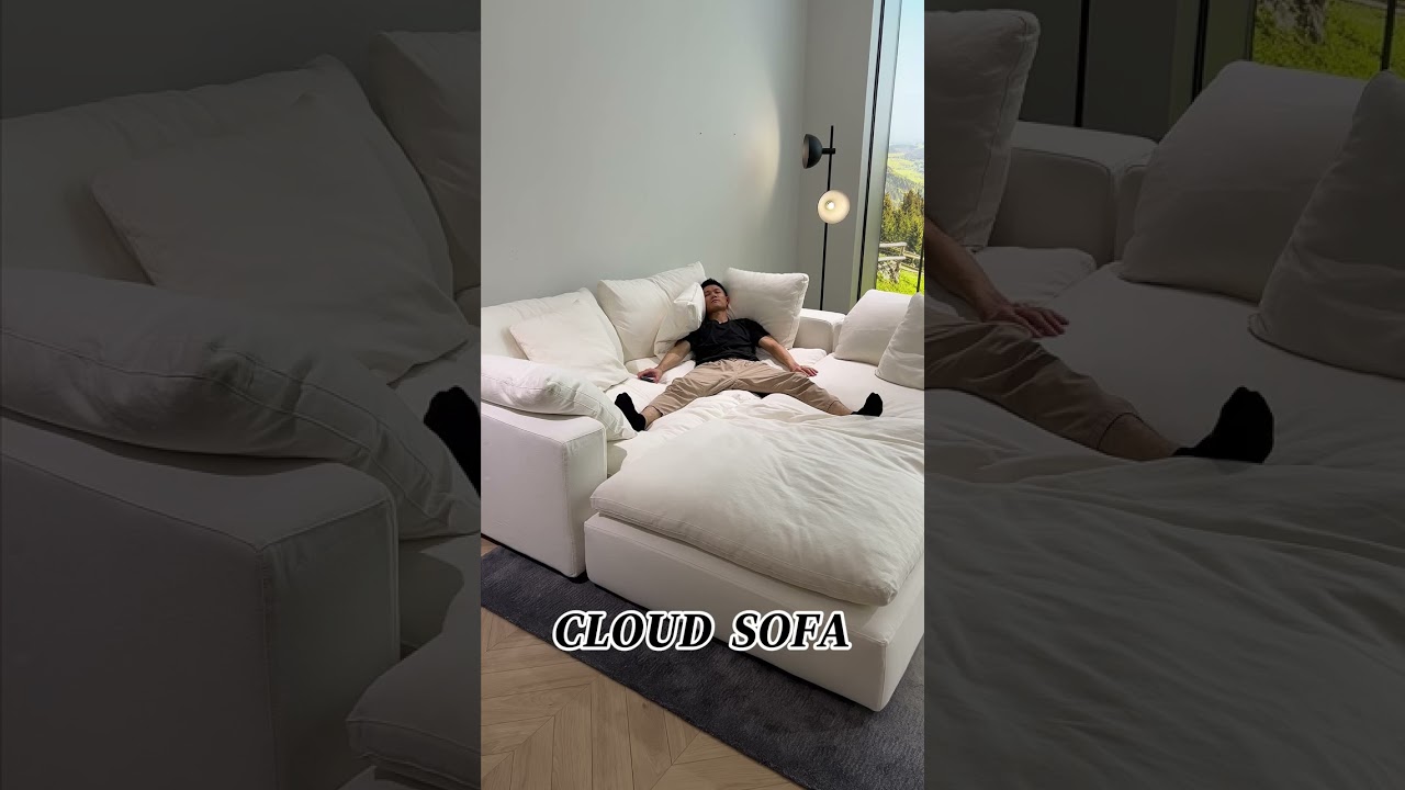 Owning this high-value sofa is simply a home enjoyment!——Cloud sofa