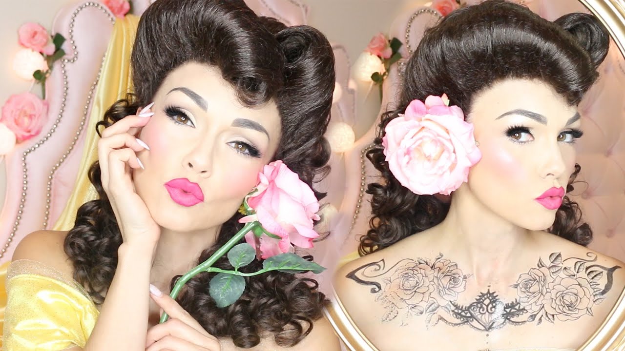 Belle as a Pin-Up Girl - Costume Makeup 2015