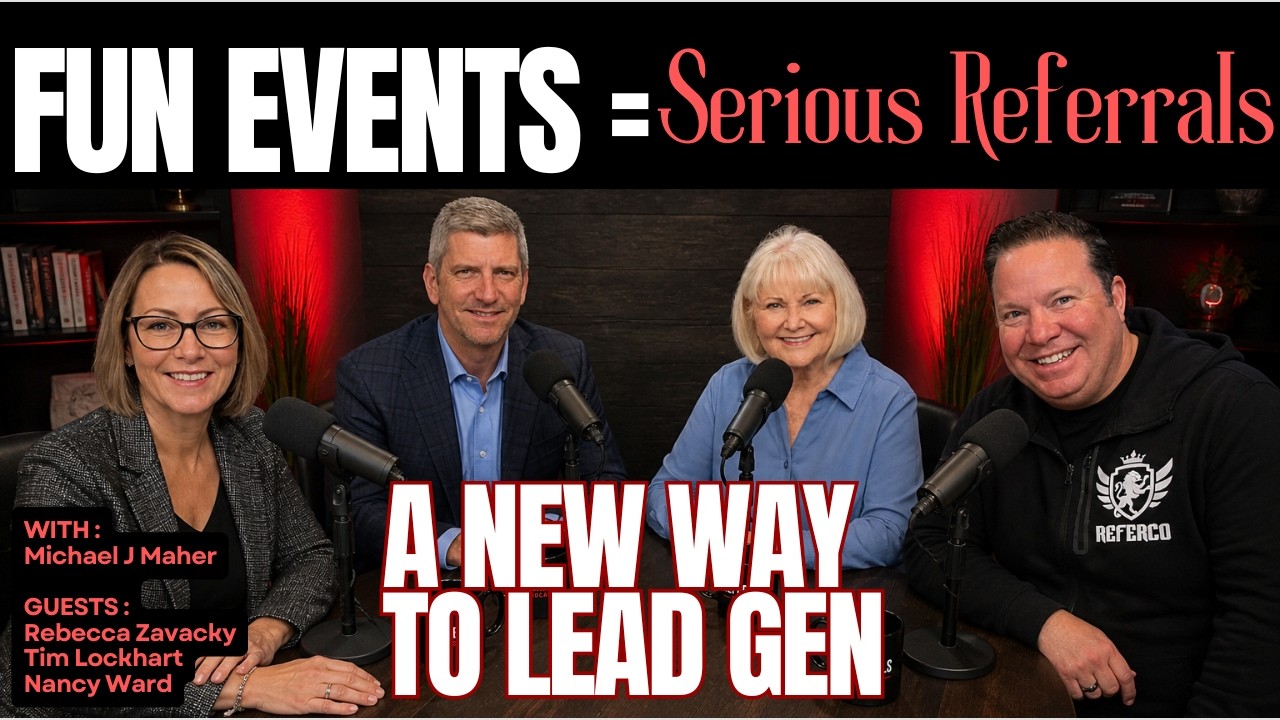 FUN Events = Serious REFERRALS:  A New Way to Lead Gen