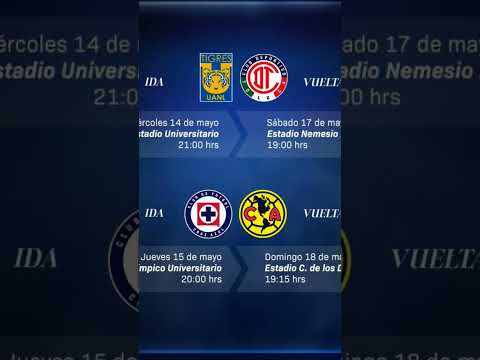 Listos los horarios y fechas de las Semifinales de la liguilla Liga Mx Clausura 2025