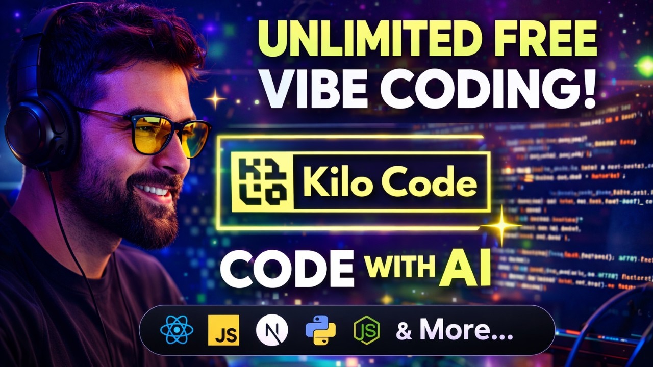 Unlimited Free Vibe Coding using Kilo Code AI