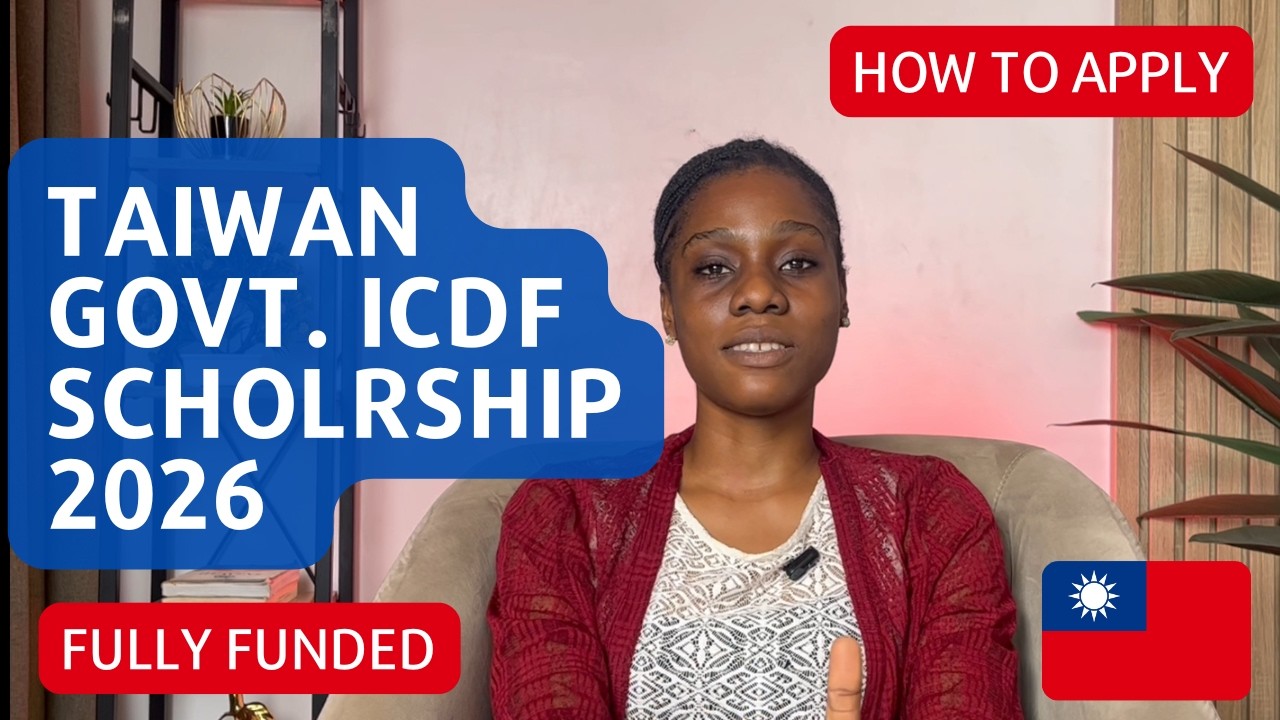 Don’t Miss This! Taiwan ICDF Fully Funded Scholarship 2026 | How To Apply
