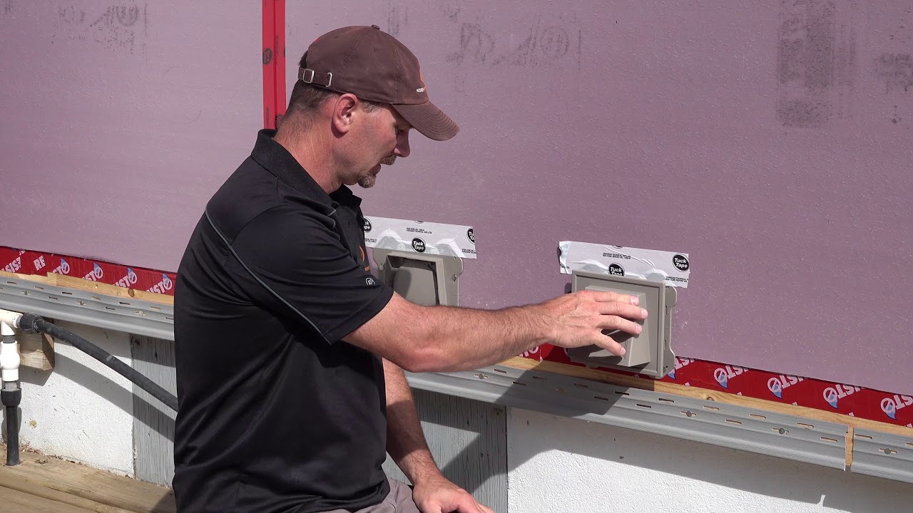 How To Install Vinyl Siding Accessory Mounting Blocks