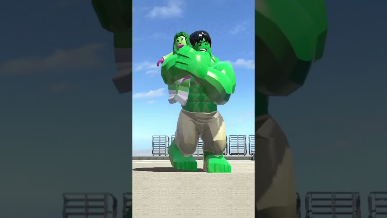 Hulk Hugs She-Hulk - LEGO Marvel Super Heroes