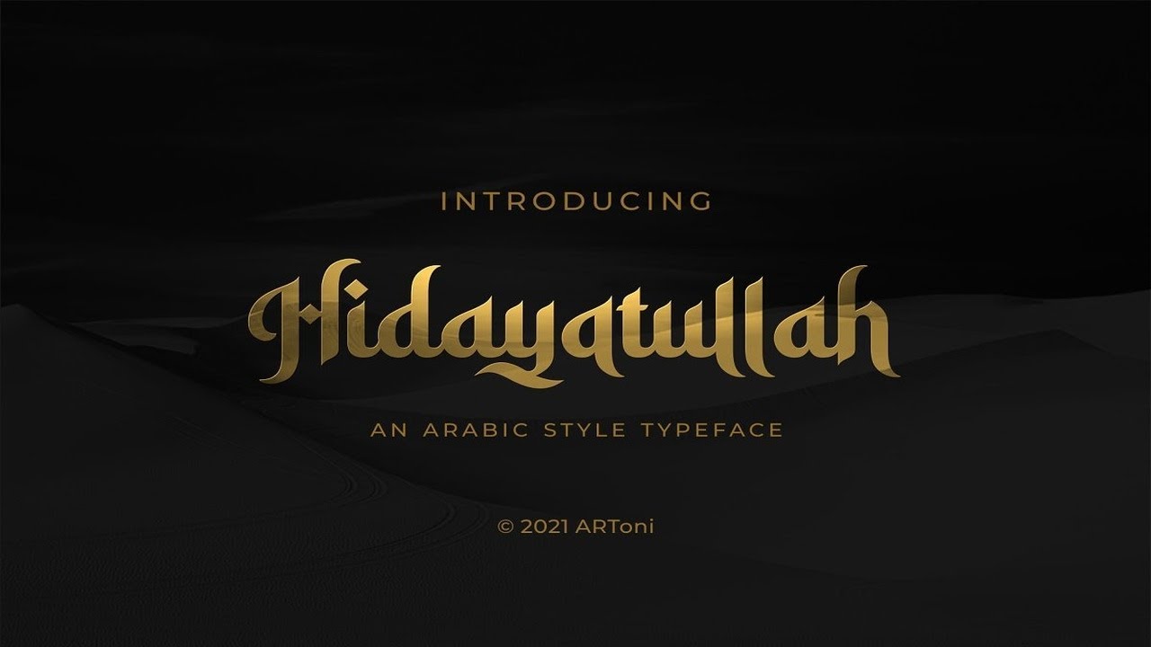Hidayatullah Font Free Download