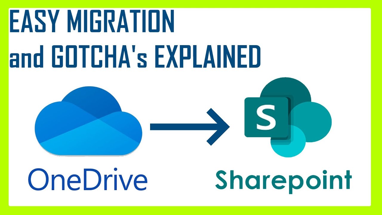 How To Migrate A Users OneDrive To A SharePoint Document Library