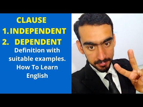 CLAUSE | INDEPENDENT AND DEPENDENT CLASUES | URDU/हिन्दी