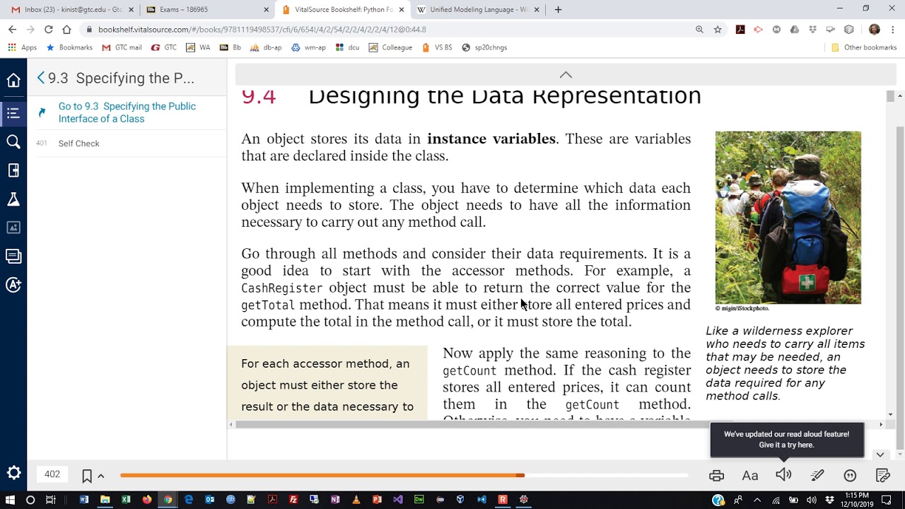 Programming in Python - Chapter 9 Lecture Part 2 - Fall 2019